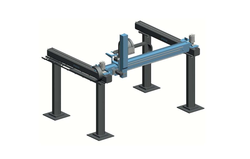 Laser cutting gantry - Reis Robotics